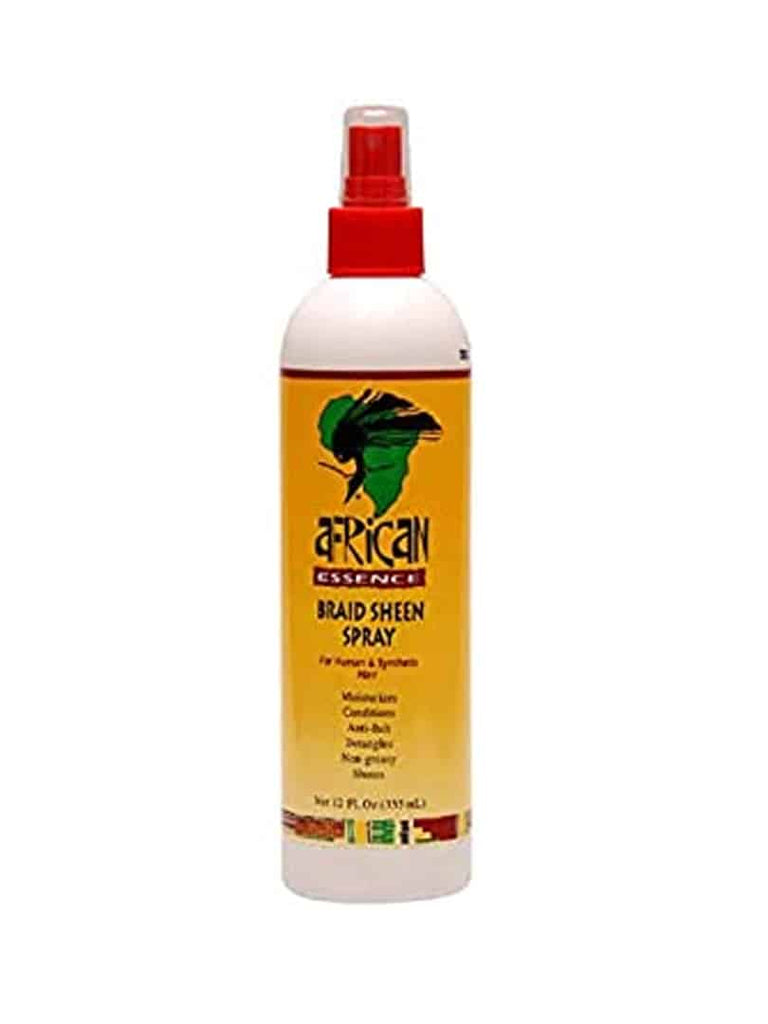 African Essence Braid Sheen Spray 12oz – 4 Your Hair Extension Center